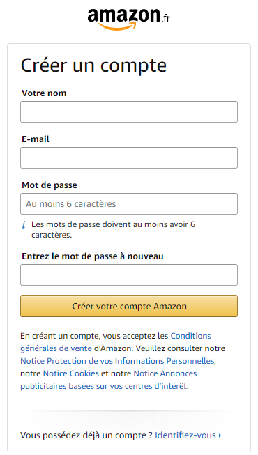 Comment créer son compte Amazon ? - Quels-sont.fr