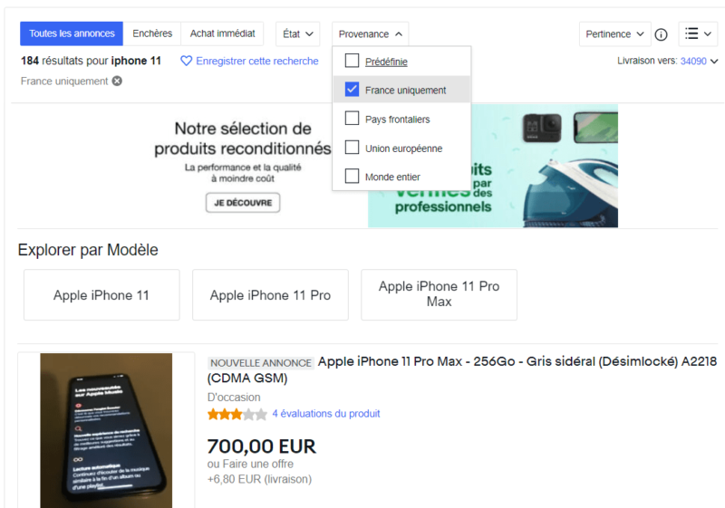 Comment mettre Ebay en français ? - Quels-sont.fr
