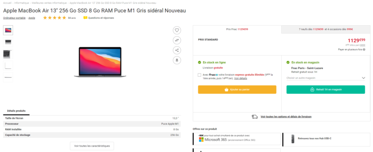 Comment faire une commande en ligne Fnac ? - Quels-sont.fr