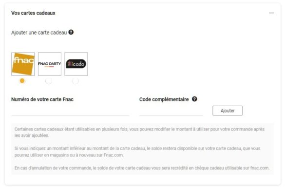 Comment utiliser une carte cadeau sur la Fnac ? - Quels-sont.fr