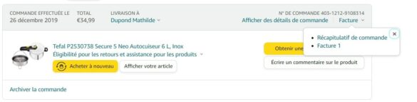 Comment retrouver une facture Amazon ? - Quels-sont.fr