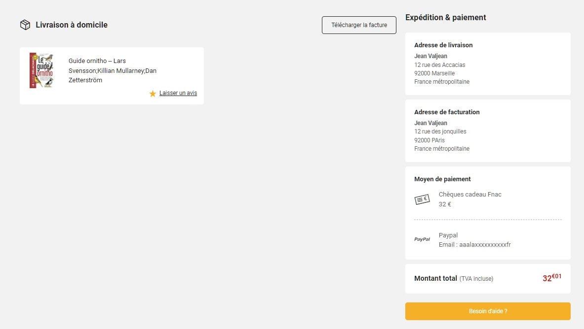 Comment retrouver une facture Fnac ? - Quels-sont.fr