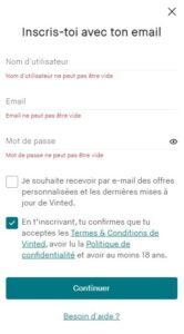 Comment créer un compte Vinted ? - Quels-sont.fr